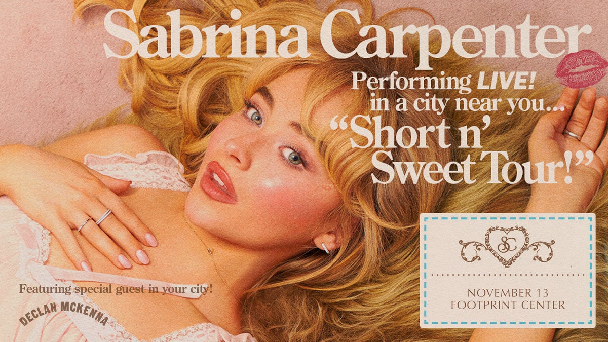 SABRINA CARPENTER ANNOUNCES NORTH AMERICAN HEADLINING ARENA TOUR THE SHORT N’ SWEET TOUR